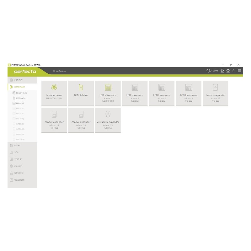 Satel PERFECTA SOFT konfigurační software | TSS GROUP