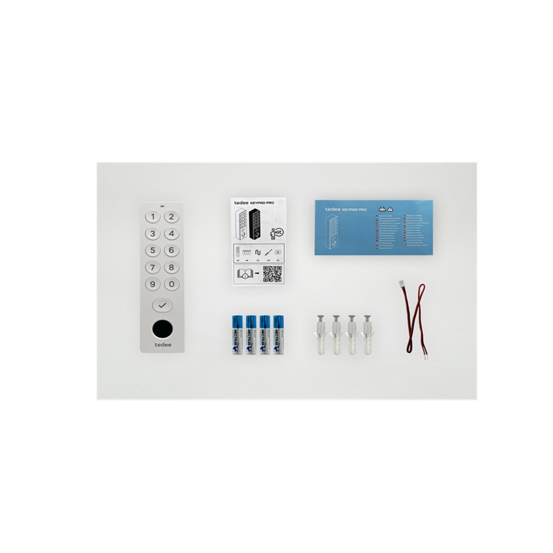 Tedee Keypad Pro B bezdrátová biometrická RFID čtečka | TSS GROUP