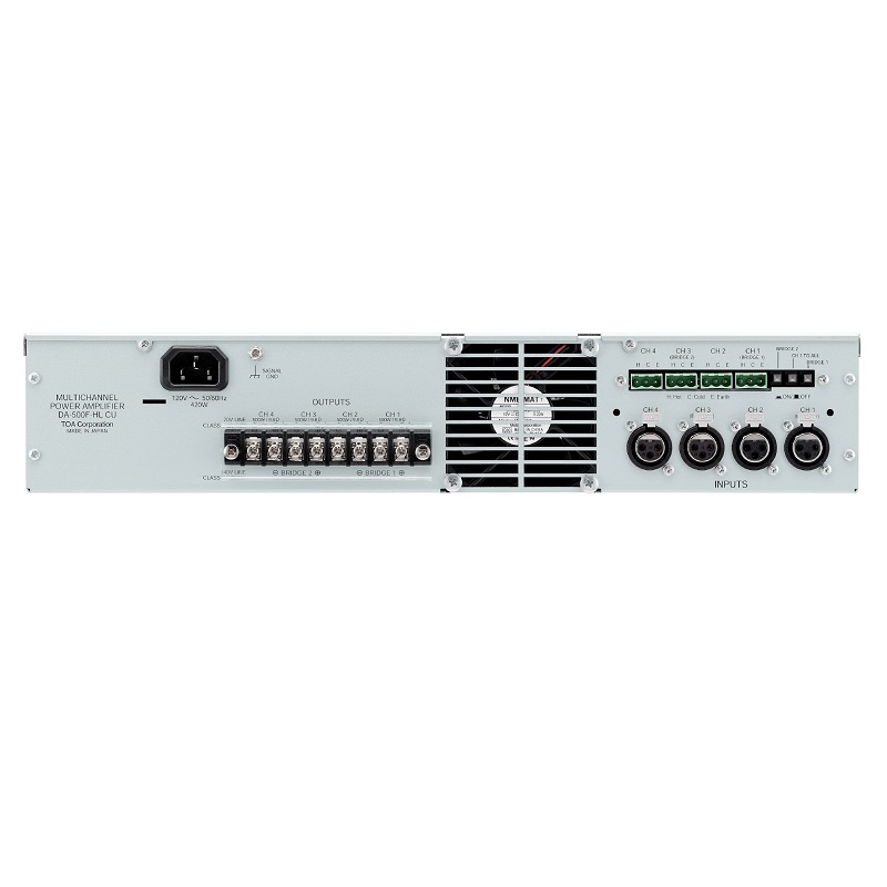 TOA DA-500FH CE301 koncový digitální zesilovač zvuku | TSS GROUP