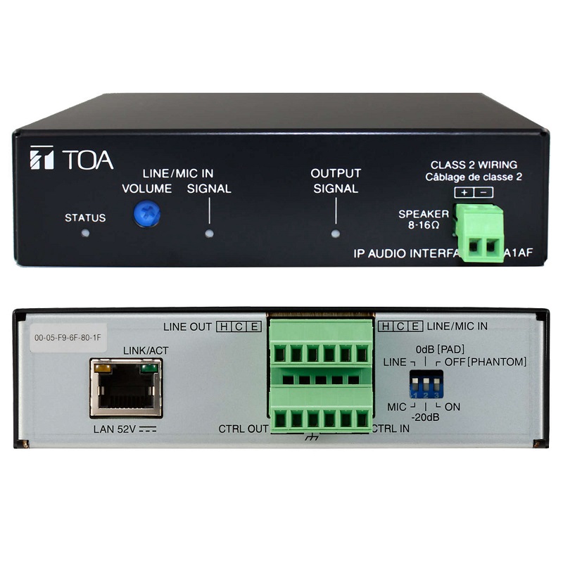 TOA IP-A1AF IP integrační audio rozhraní | TSS GROUP